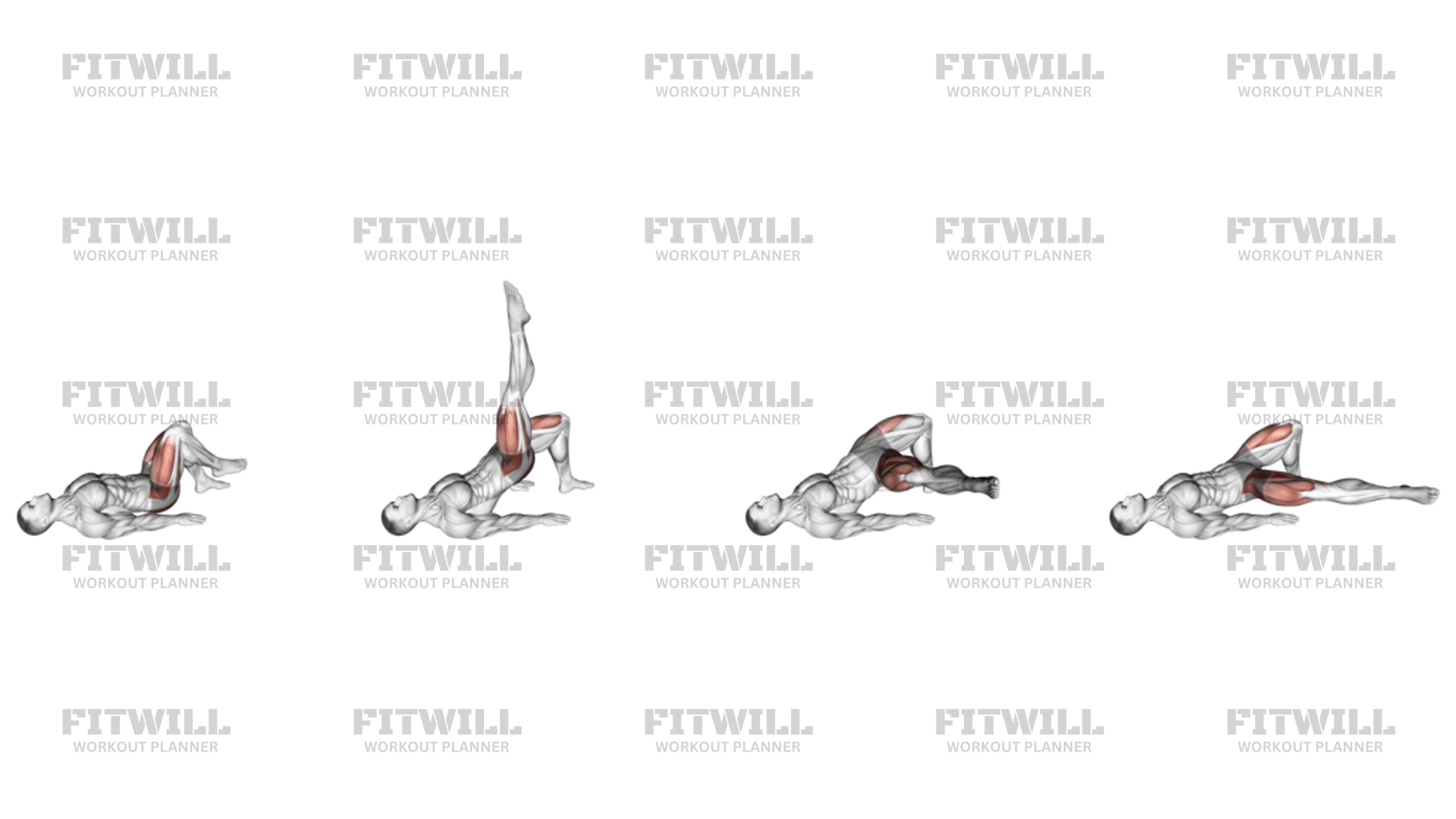Single Leg Glute Bridge With External Rotation: Exercise Guide, Video ...