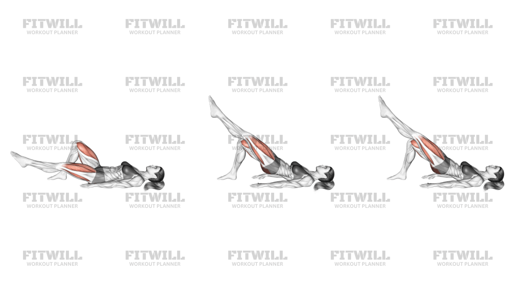 Single Straight Leg Glute Bridge Hold: Exercise Guide, Video ...