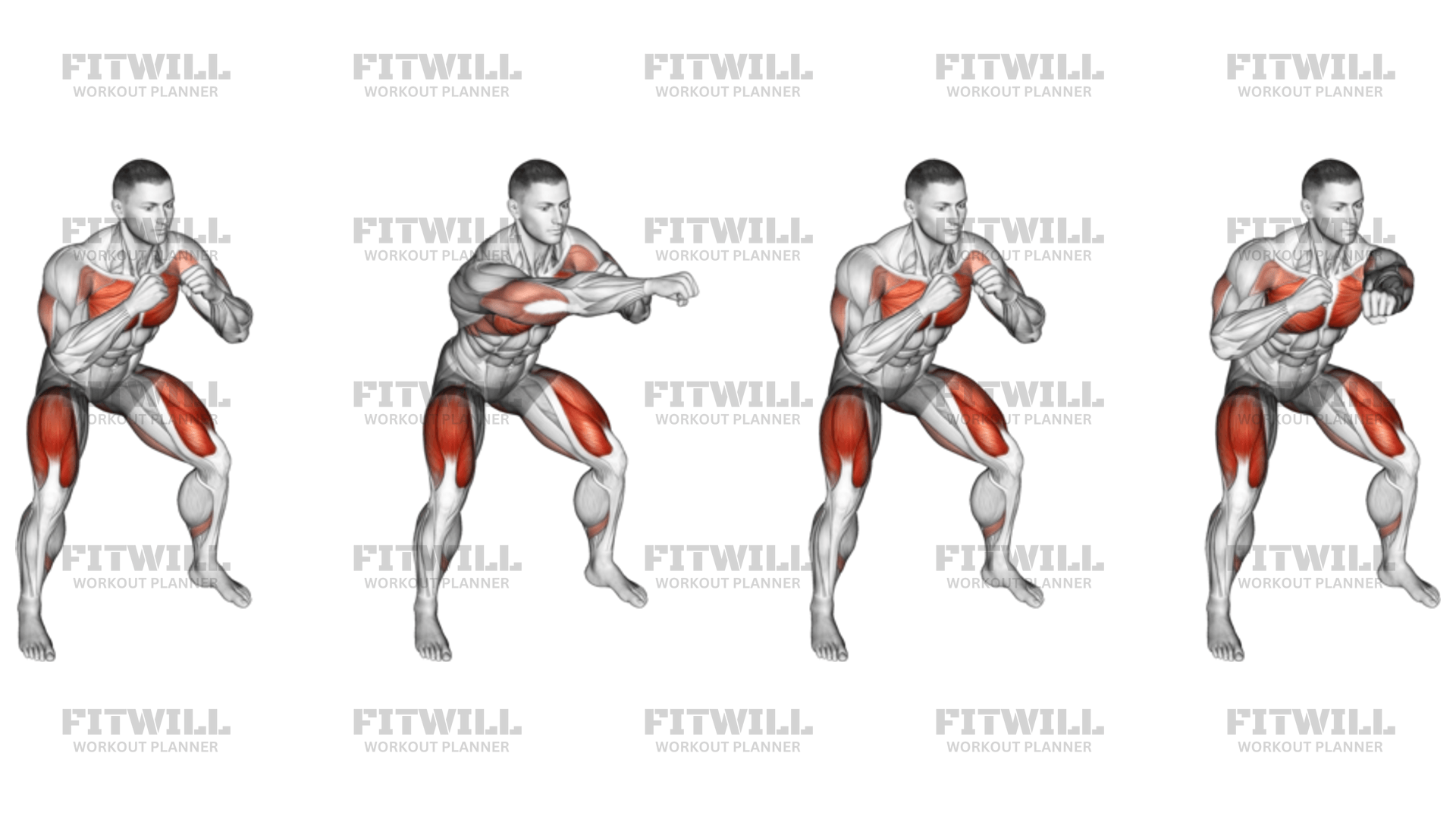 Cross Body Punch In Squat Position: Exercise Guide, Techniques ...