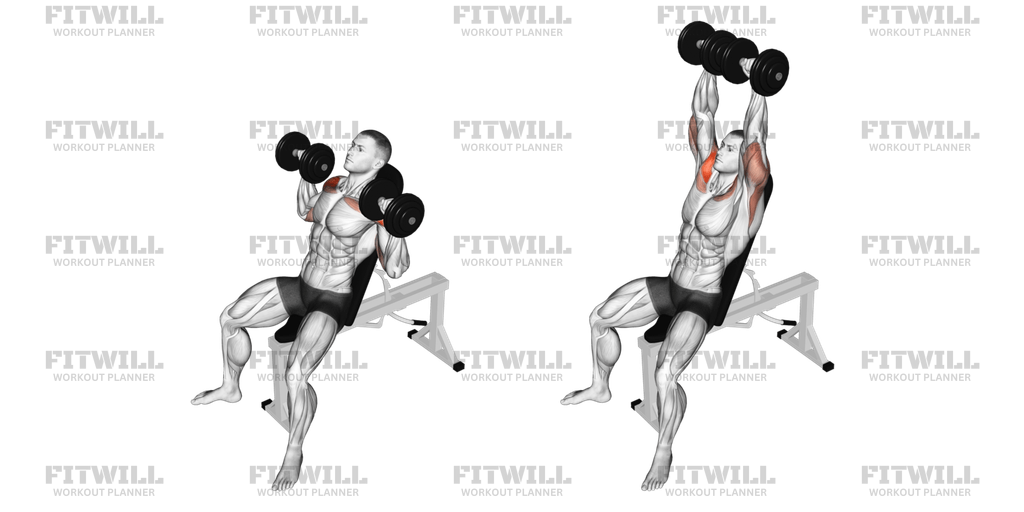 Dumbbell Incline Shoulders Press: Exercise Guide, Techniques, Benefits ...