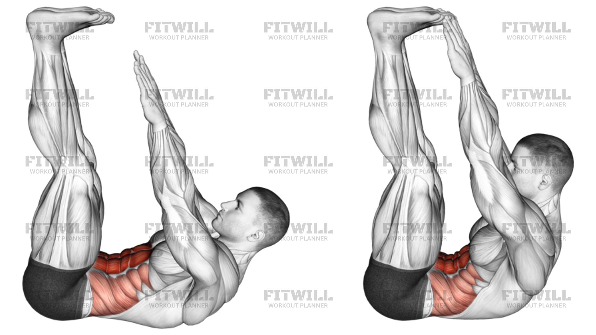 Lying Toe Touch: Exercise Guide, Video, Techniques, Benefits, How to, Muscles Worked, Tips ...