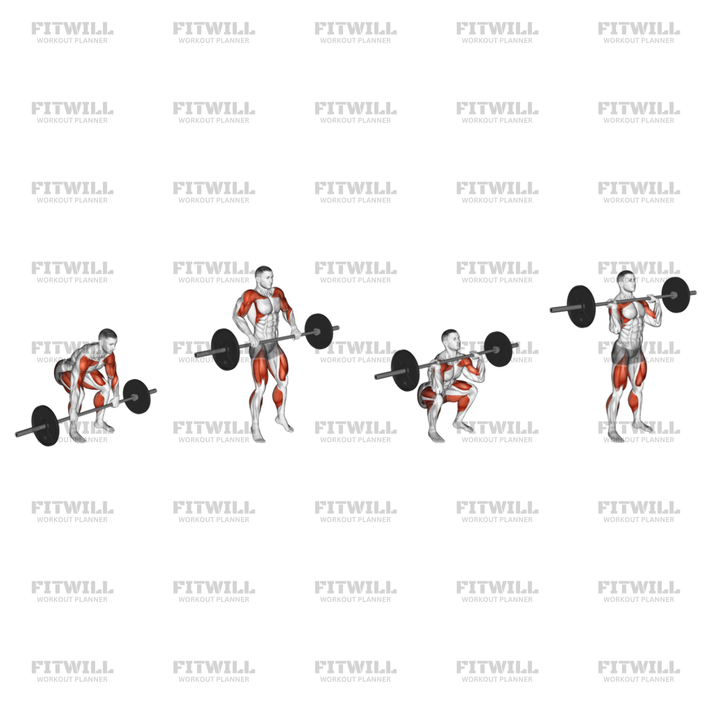 Barbell Full Clean: Exercise Guide, Video, Techniques, Benefits, How to ...