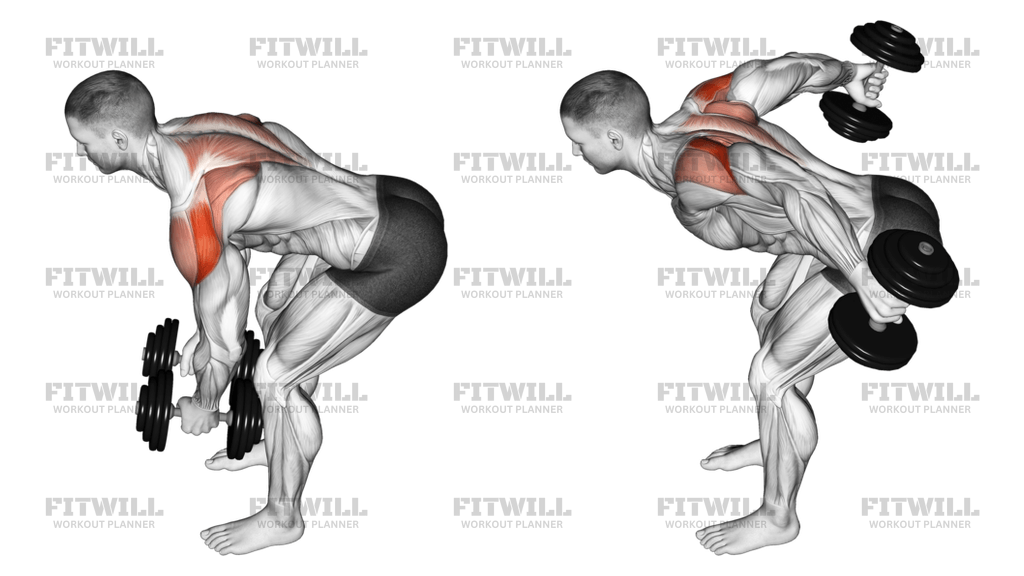 Dumbbell Rear Delt Fly (45 Degrees): Exercise Guide, Techniques ...