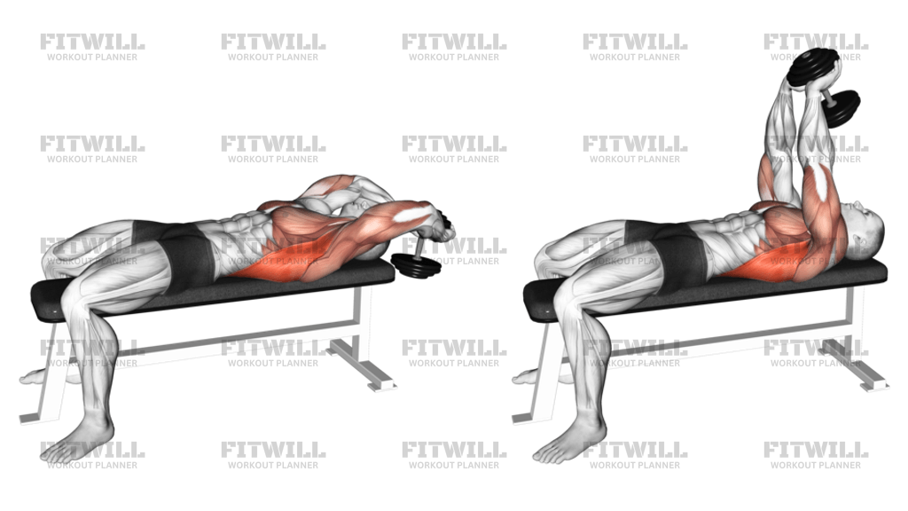 Dumbbell Pullover: Exercise Guide, Video, Techniques, Benefits, How to ...