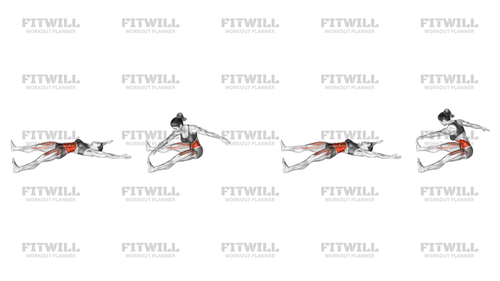Cross Twisting Sit-up (VERSION 2): Exercise Guide, Techniques, Benefits ...