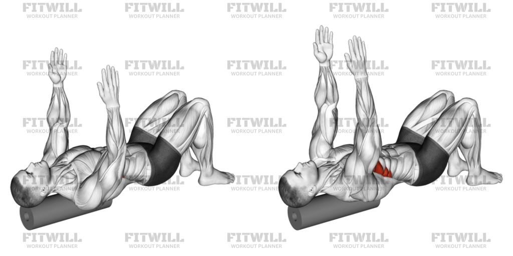 Roll Shoulder Blade Reach Lying On Floor: Exercise Guide, Video ...