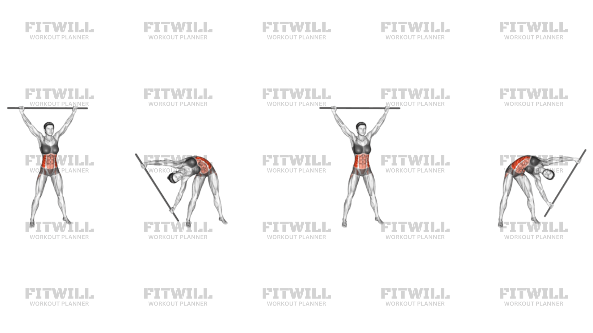 Stick Side Bend Stretch: Exercise Guide, Video, Techniques, Benefits ...