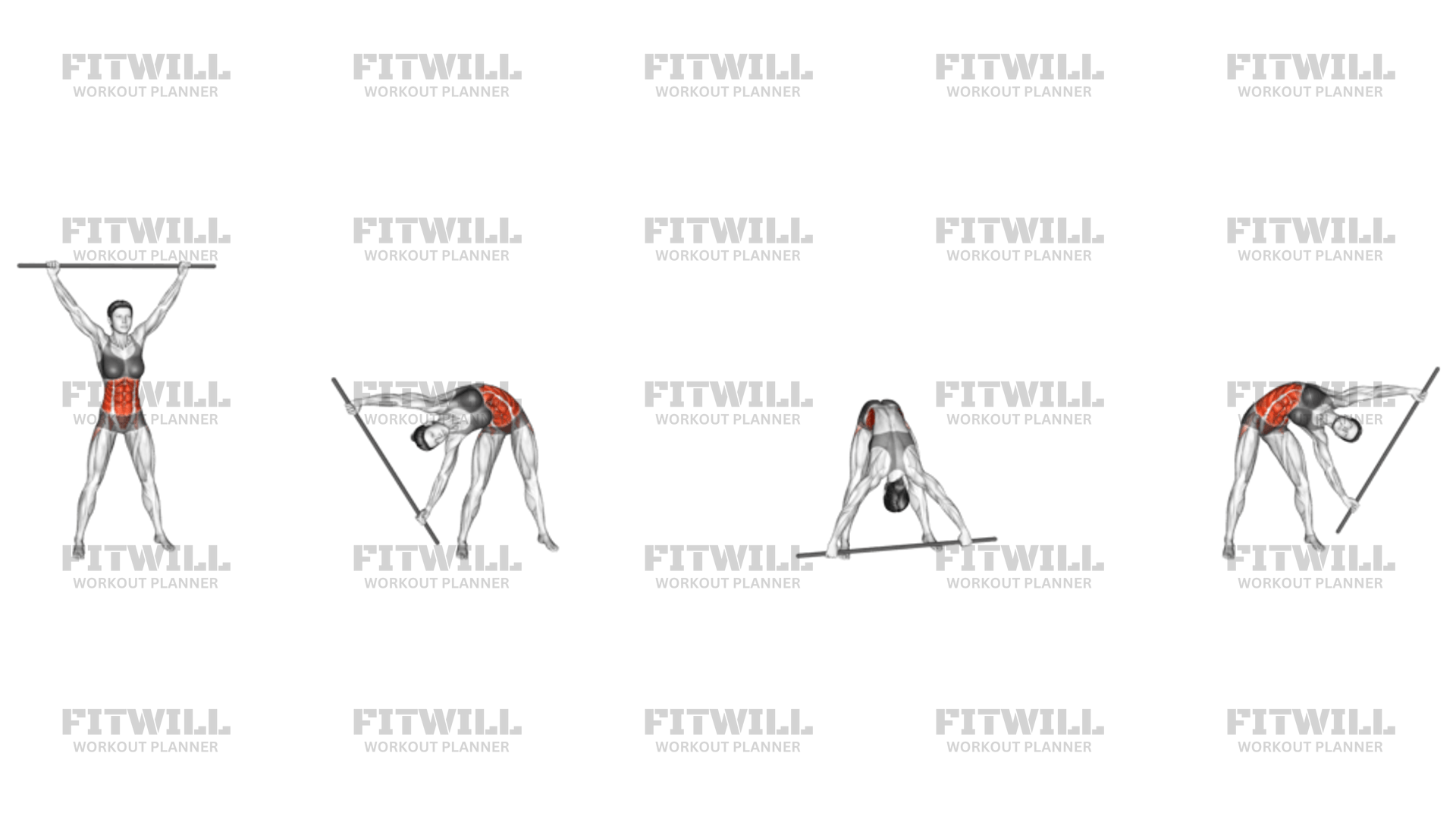 Stick Side To Front Bend Stretch: Exercise Guide, Video, Techniques ...