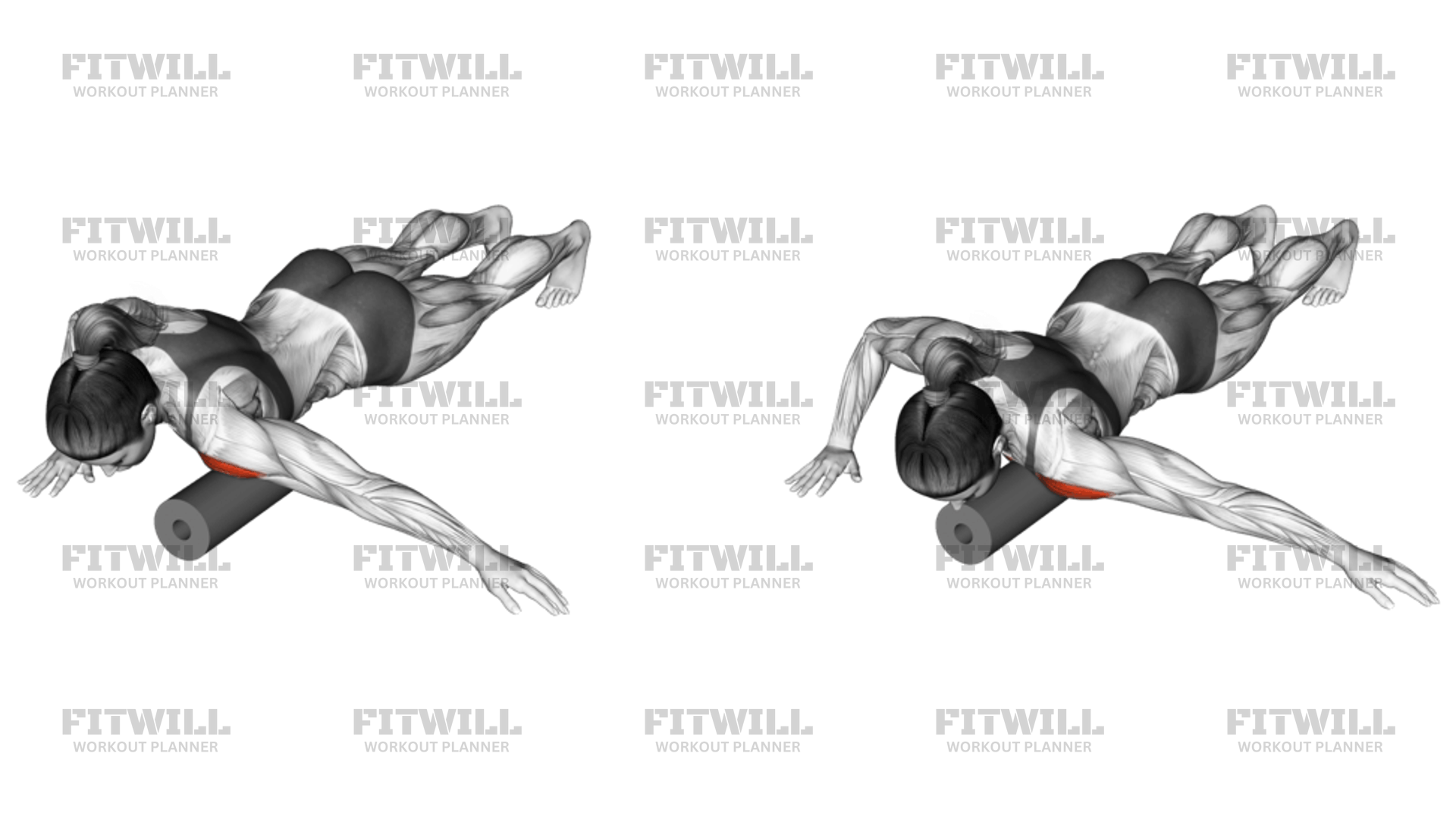 Roll Front Shoulder And Chest Lying On Floor Exercise Guide Video Techniques Benefits How