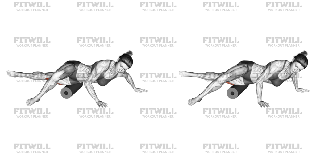 Roll Quadriceps (Vastus Lateralis) Lying On Floor: Exercise Guide ...