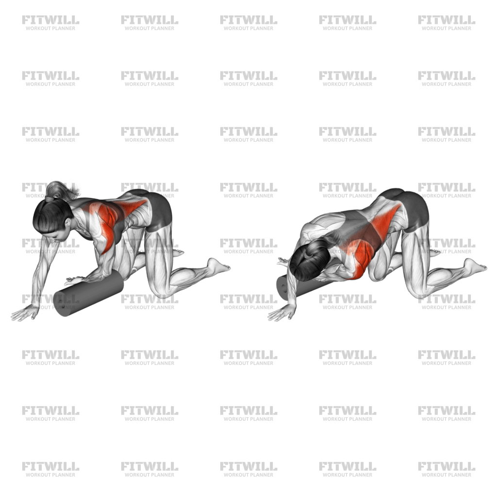 Roll Kneeling Upper Back Rotation: Exercise Guide, Video, Techniques ...