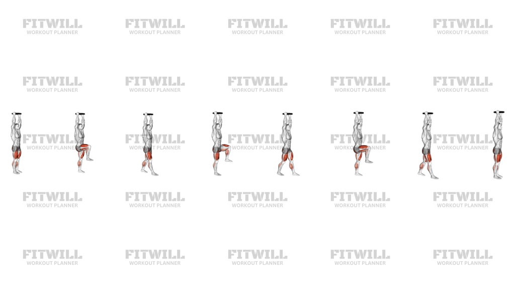 Weighted Plate Overhead March: Exercise Guide, Techniques, Benefits ...