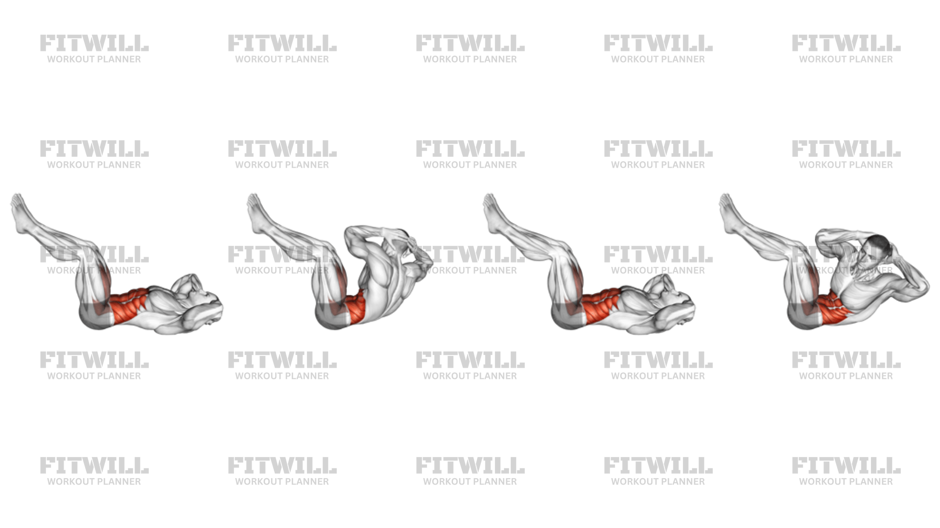 Twist Crunch (Legs Up): Guide, Techniques, Benefits, How to, Muscles ...