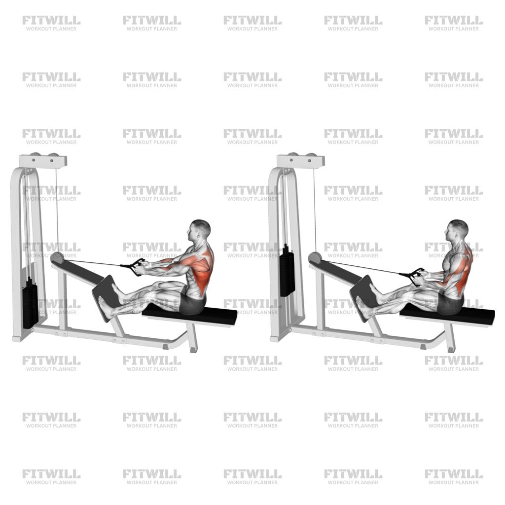 Cable Seated Lats Focused Row: Exercise Guide, Techniques, Benefits ...