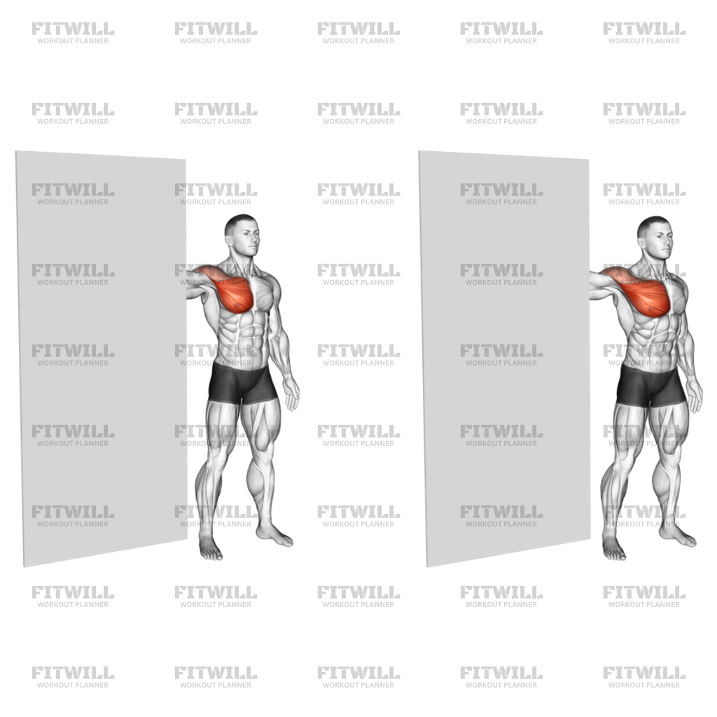Standing Chest Stretch Against Door: Exercise Guide, Techniques ...