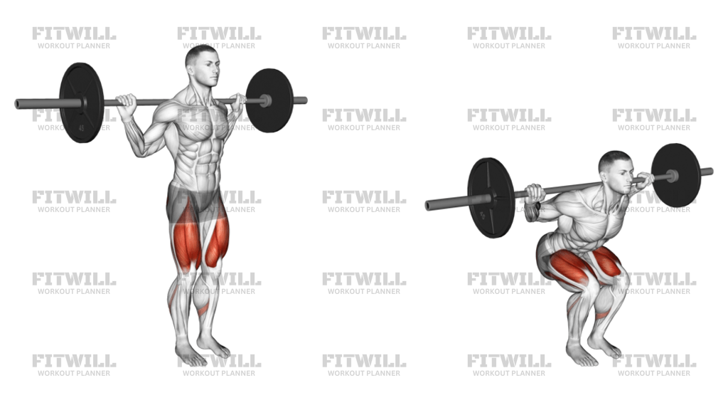 Barbell Narrow Stance Squat: Exercise Guide, Video, Techniques ...