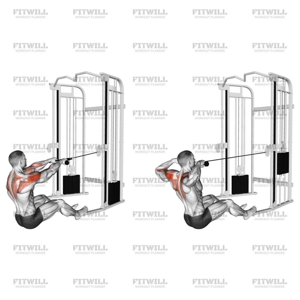 Cable Rope Seated Face Pull: Exercise Guide, Video, Techniques ...