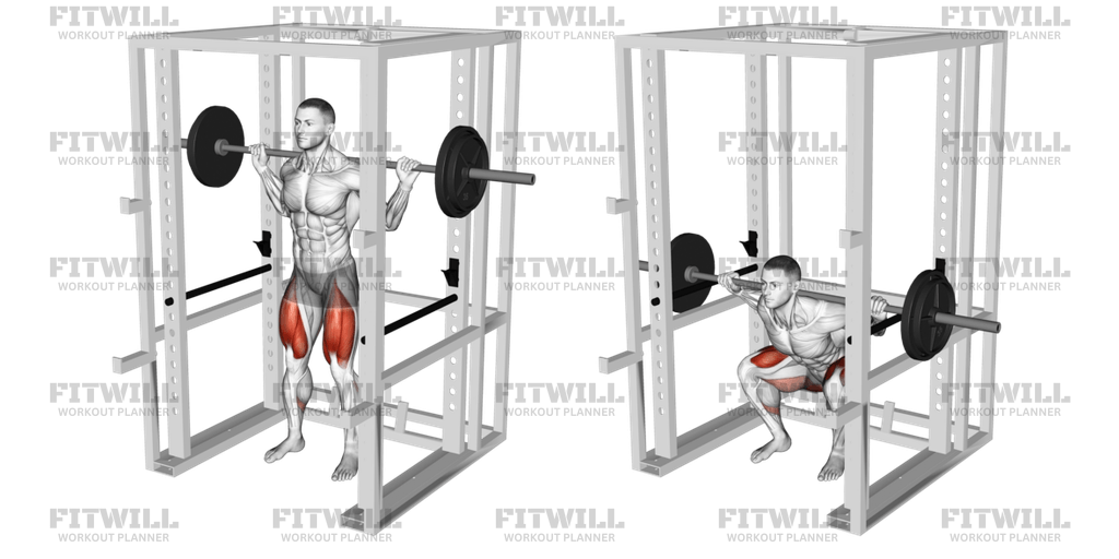Barbell Anderson Squat: Exercise Guide, Techniques, Benefits, How to ...