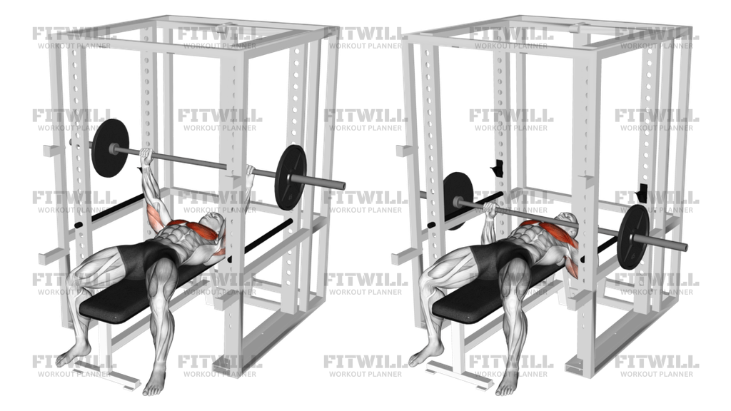 Barbell Pin Chest Press: Exercise Guide, Techniques, Benefits, How to ...