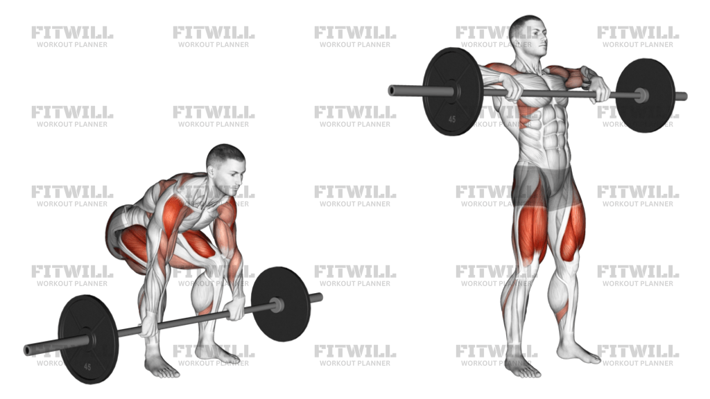 Barbell Clean High Pull: Exercise Guide, Video, Techniques, Benefits ...
