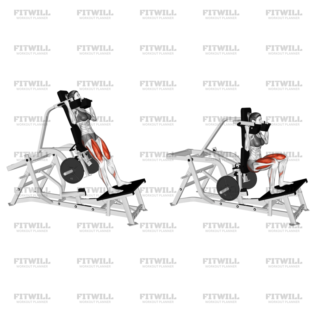 Lever Squat (plate Loaded): Exercise Guide, Video, Techniques, Benefits ...