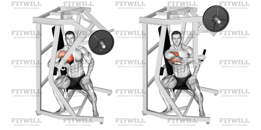 Lever One Arm Side Chest Press: Exercise Guide, Techniques, Benefits ...
