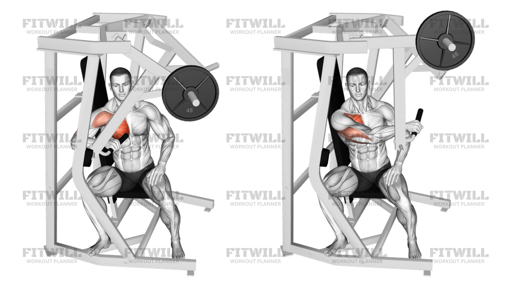 Lever One Arm Side Chest Press: Exercise Guide, Techniques, Benefits ...