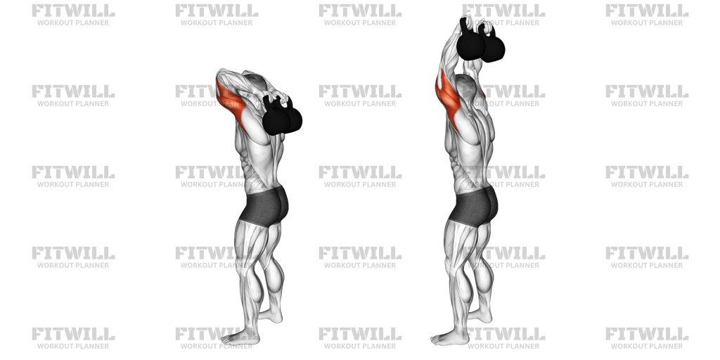 Kettlebell Overhead Triceps Extension: Exercise Guide, Video, Techniques, Benefits, How to ...