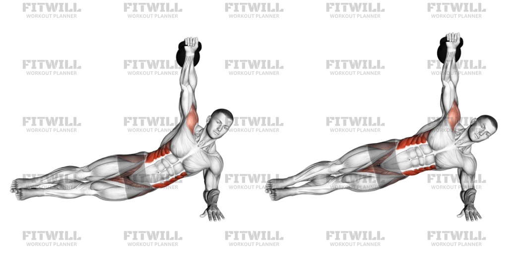 Kettlebell Side Plank: Exercise Guide, Video, Techniques, Benefits, How ...