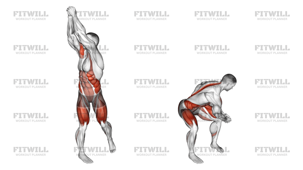 Sentadilla Con Giro De Tronco Sin Peso: Guía de Ejercicios, Video ...