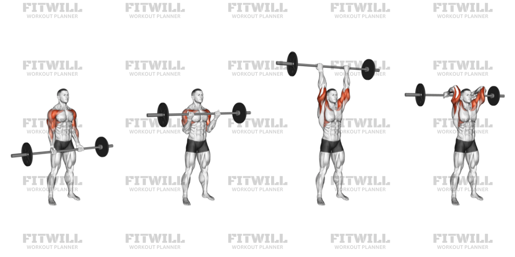 Barbell Curl Press Extension: Exercise Guide, Video, Techniques ...