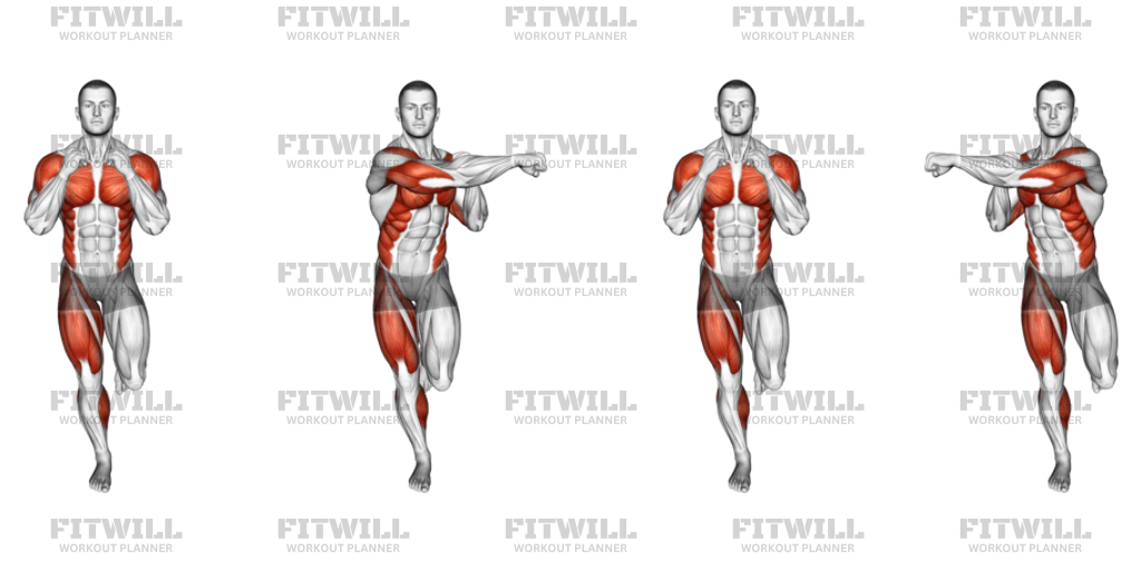 Single Leg Balance Cross Punch: Exercise Guide, Video, Techniques ...