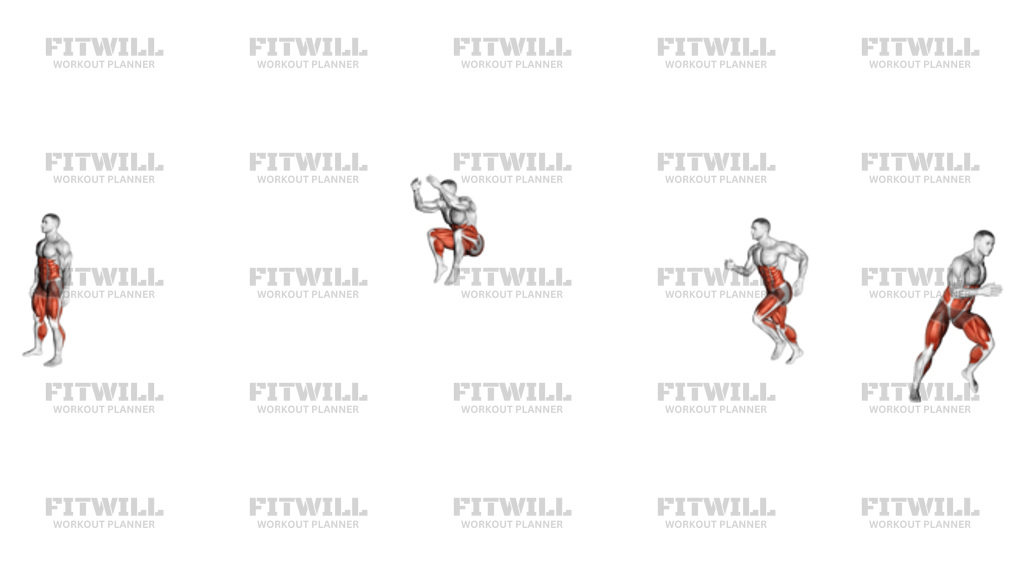 High Hurdle Jump To Sprint And Cut: Exercise Guide, Techniques ...