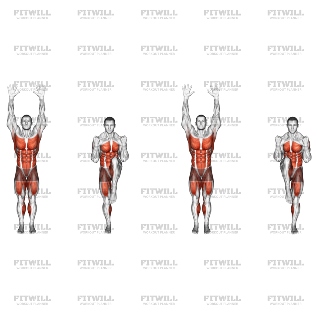 Celebratory Knee Drives: Exercise Guide, Video, Techniques, Benefits ...