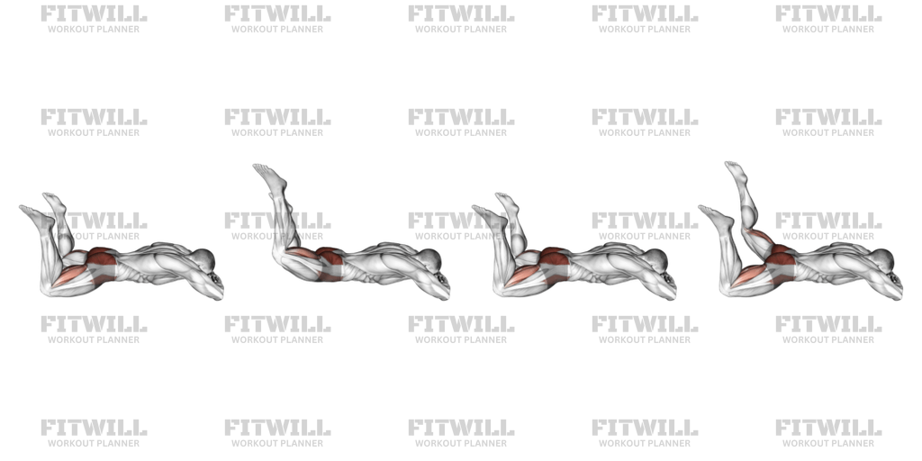 Lying Alternate Frog Kick: Exercise Guide, Video, Techniques, Benefits ...