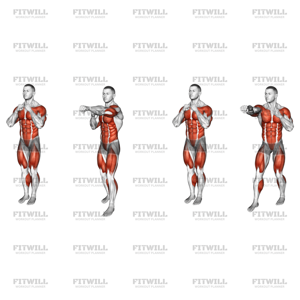 Punch Step Forward: Exercise Guide, Video, Techniques, Benefits, How to ...