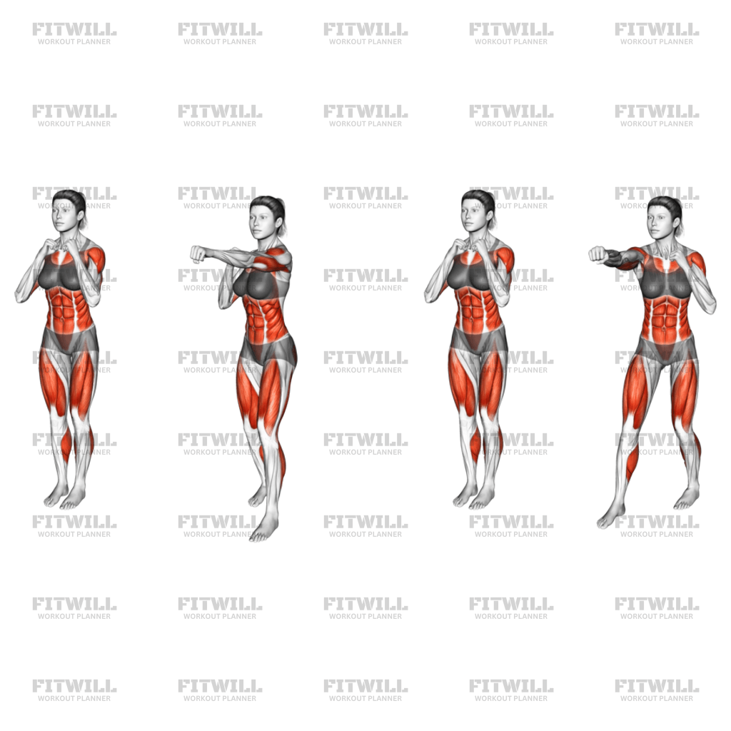 Punch Step Forward: Exercise Guide, Video, Techniques, Benefits, How to ...