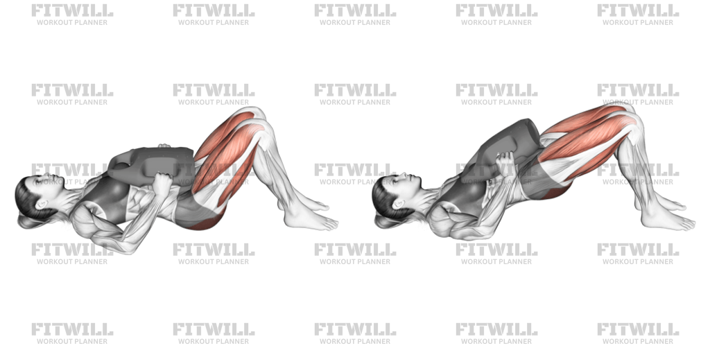 Bottle Weighted Glute Bridge: Exercise Guide, Video, Techniques ...