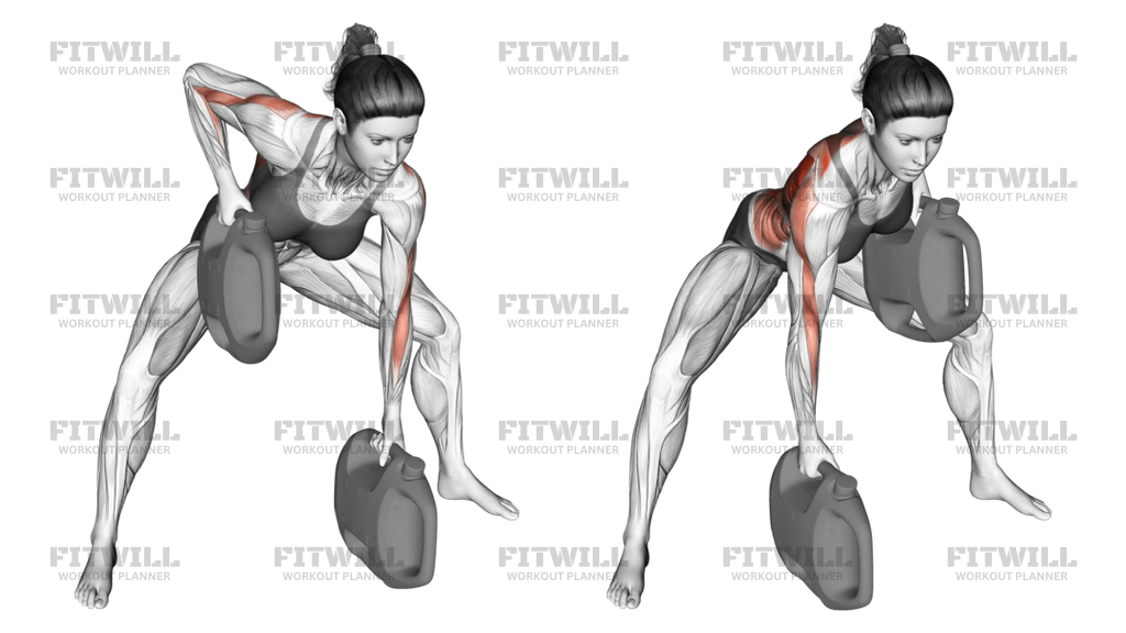 Bottle Weighted Gorilla Row: Exercise Guide, Video, Techniques ...