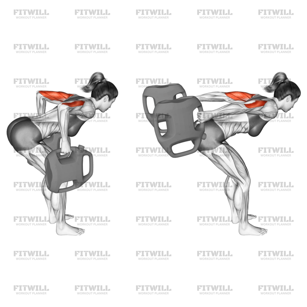 Bottle Weighted Two Arms Kickback: Exercise Guide, Video, Techniques ...