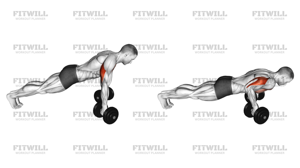 Dumbbell Reverse Push-up: Exercise Video, Guide, Techniques, Benefits ...