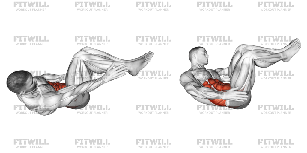 90 Degree Alternate Heel Touch: Exercise Guide, Video, Techniques ...