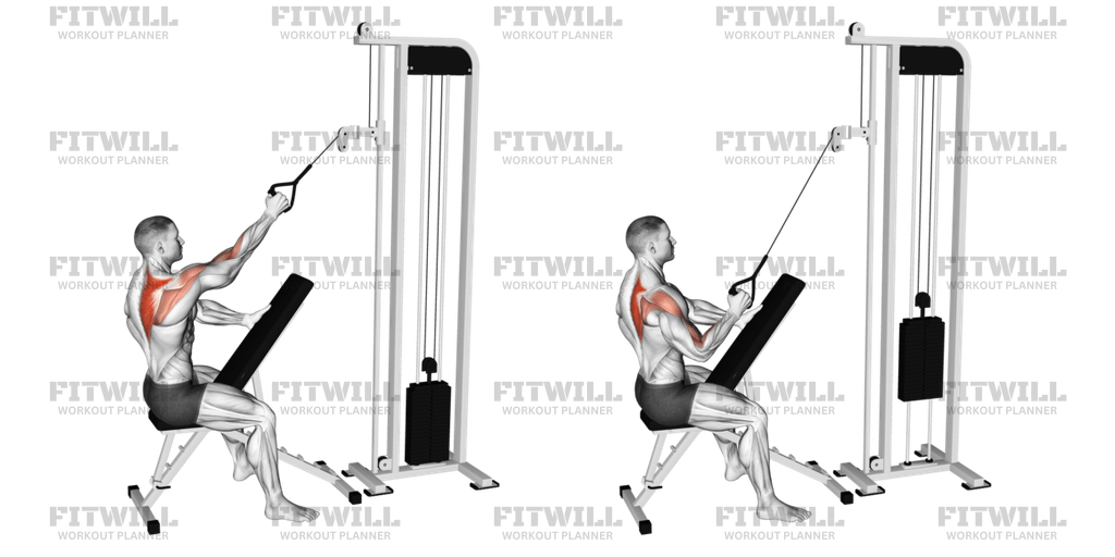 Cable Single Arm High Scapular Row: Exercise Guide, Video, Techniques ...