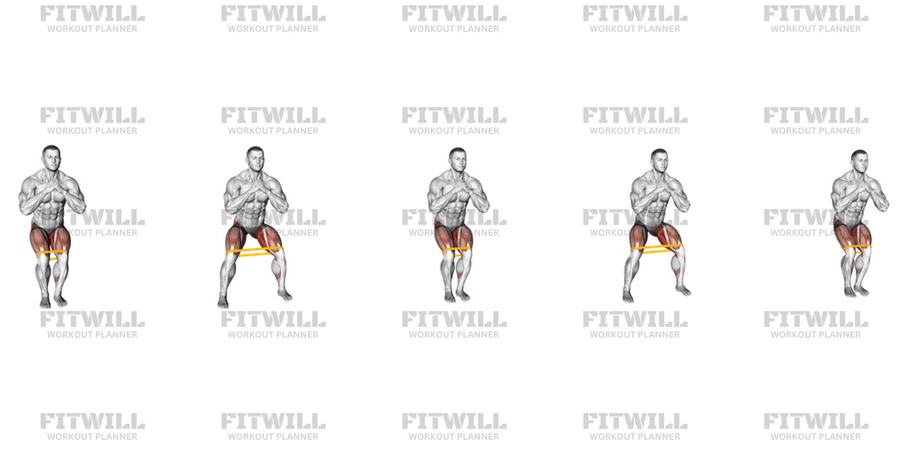 Resistance Band Lateral Walk: Exercise Guide, Video, Techniques ...