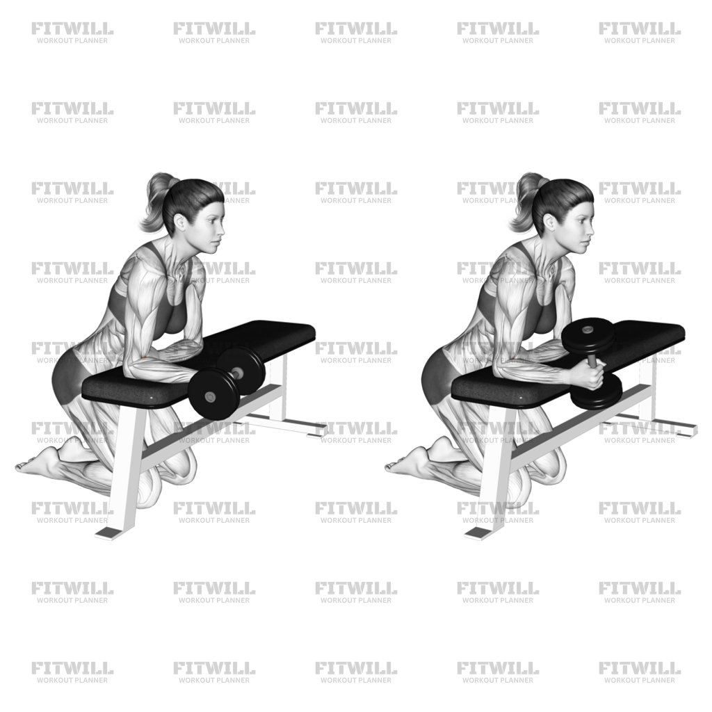 Dumbbell Over The Bench Supination: Exercise Guide, Video, Techniques ...