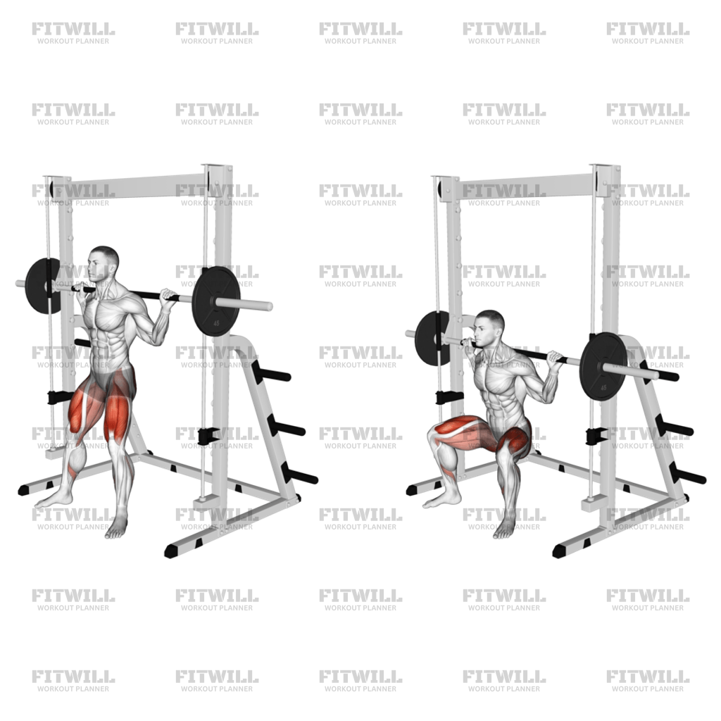 Smith Sumo Chair Squat: Exercise Guide, Video, Techniques, Benefits ...