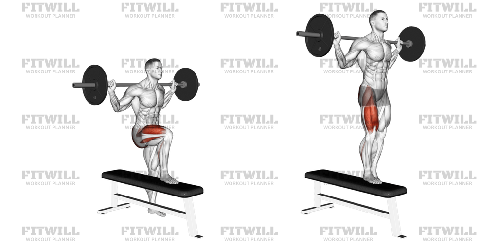 Barbell Bench Lateral Step-up: Exercise Guide, Video, Techniques, Benefits, How to, Muscles ...