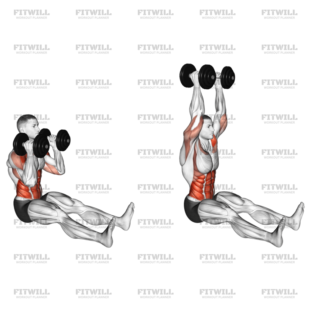 Dumbbell Z-Press: Exercise Guide, Video, Techniques, Benefits, How to ...