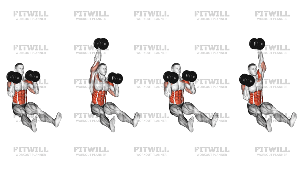 Dumbbell Alternate Z-Press: Exercise Guide, Video, Techniques, Benefits ...
