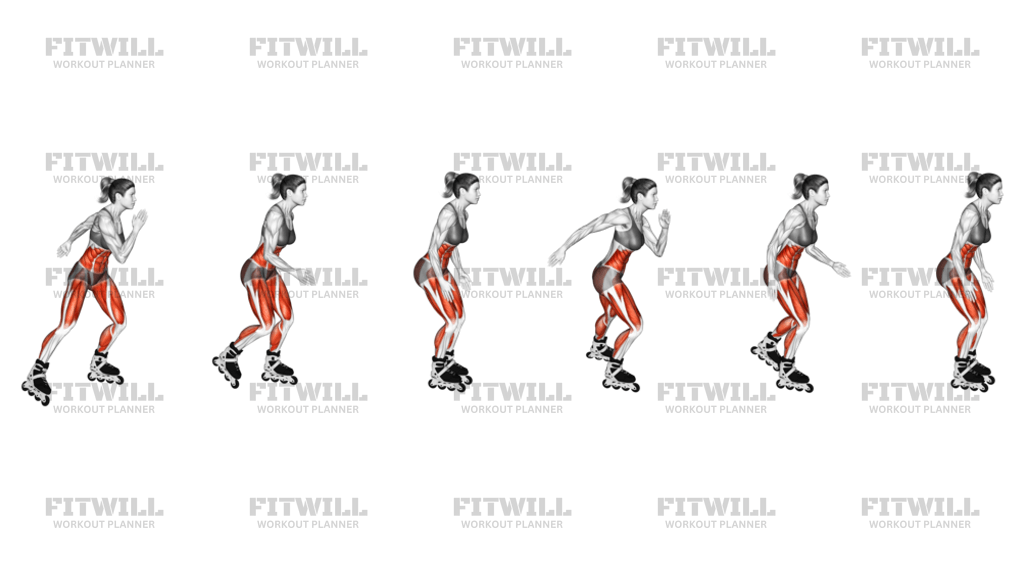 Inline Skating: Exercise Guide, Techniques, Benefits, How to, Muscles ...